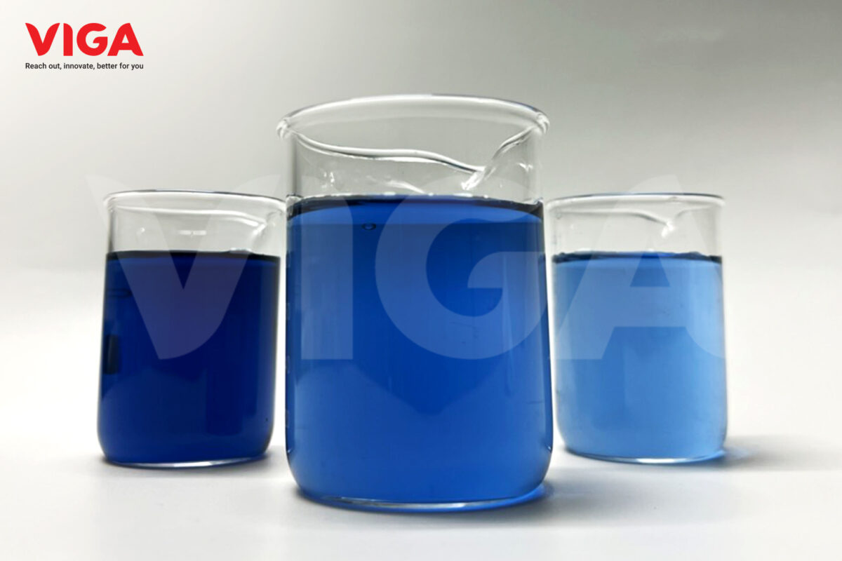 Màu tự nhiên xanh Gardenia blue – Viga Natural